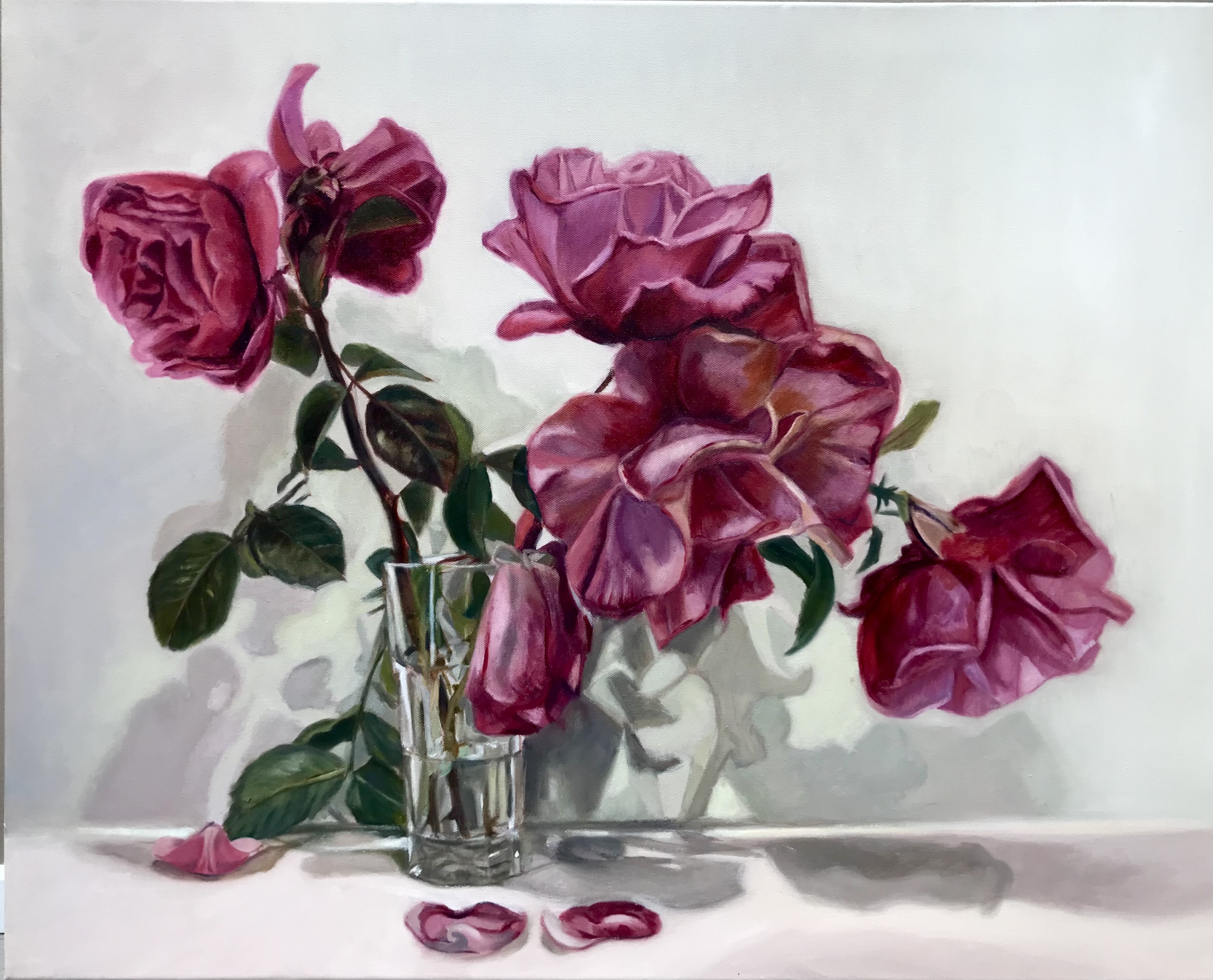 Nicola Semmens - ‘When Things Fall Apart’ - Oil on board - 66cm x 60cm ...